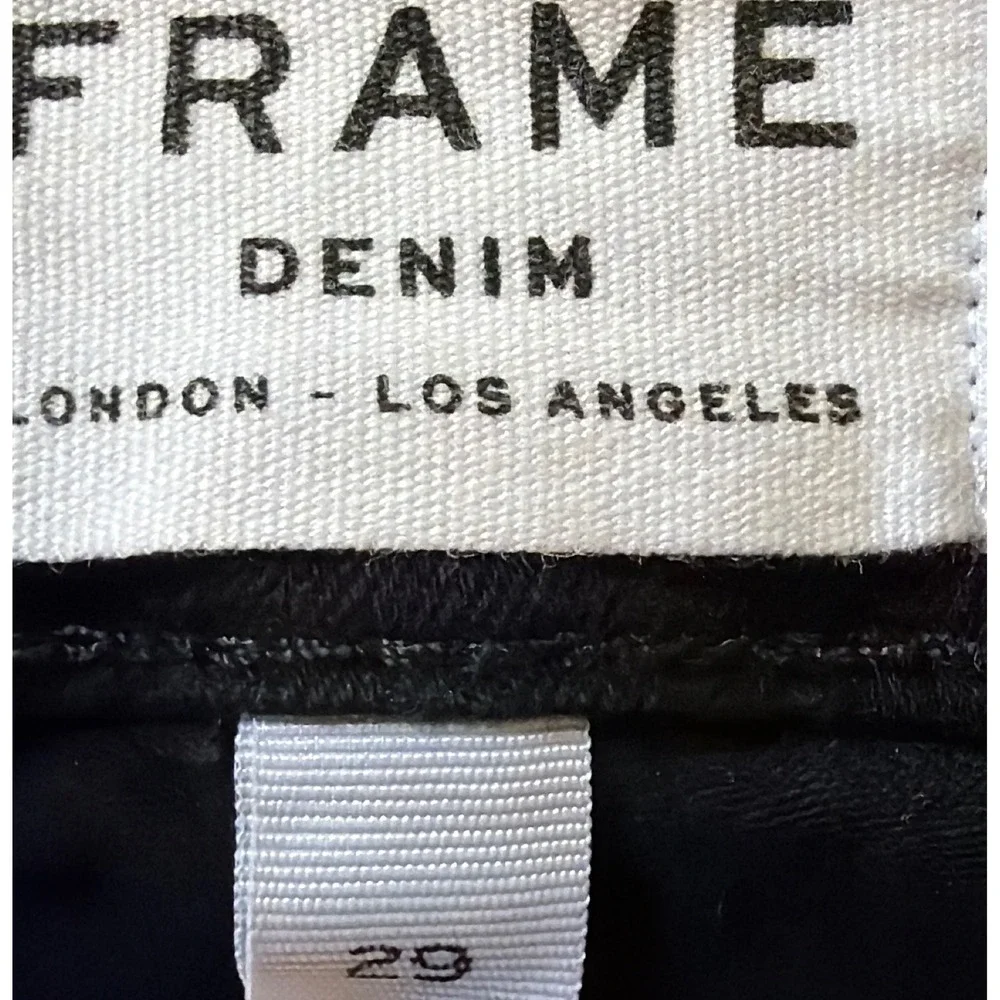Frame Denim | Jeans | Frame Le Skinny De Jeanne Film Noir Black Ruffle ...